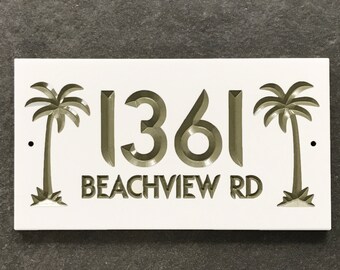 Tropical House Sign | Etsy