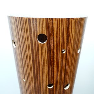 Wooden Table Lamp Multicoloured LED Lamp Decorative Wooden Object ...