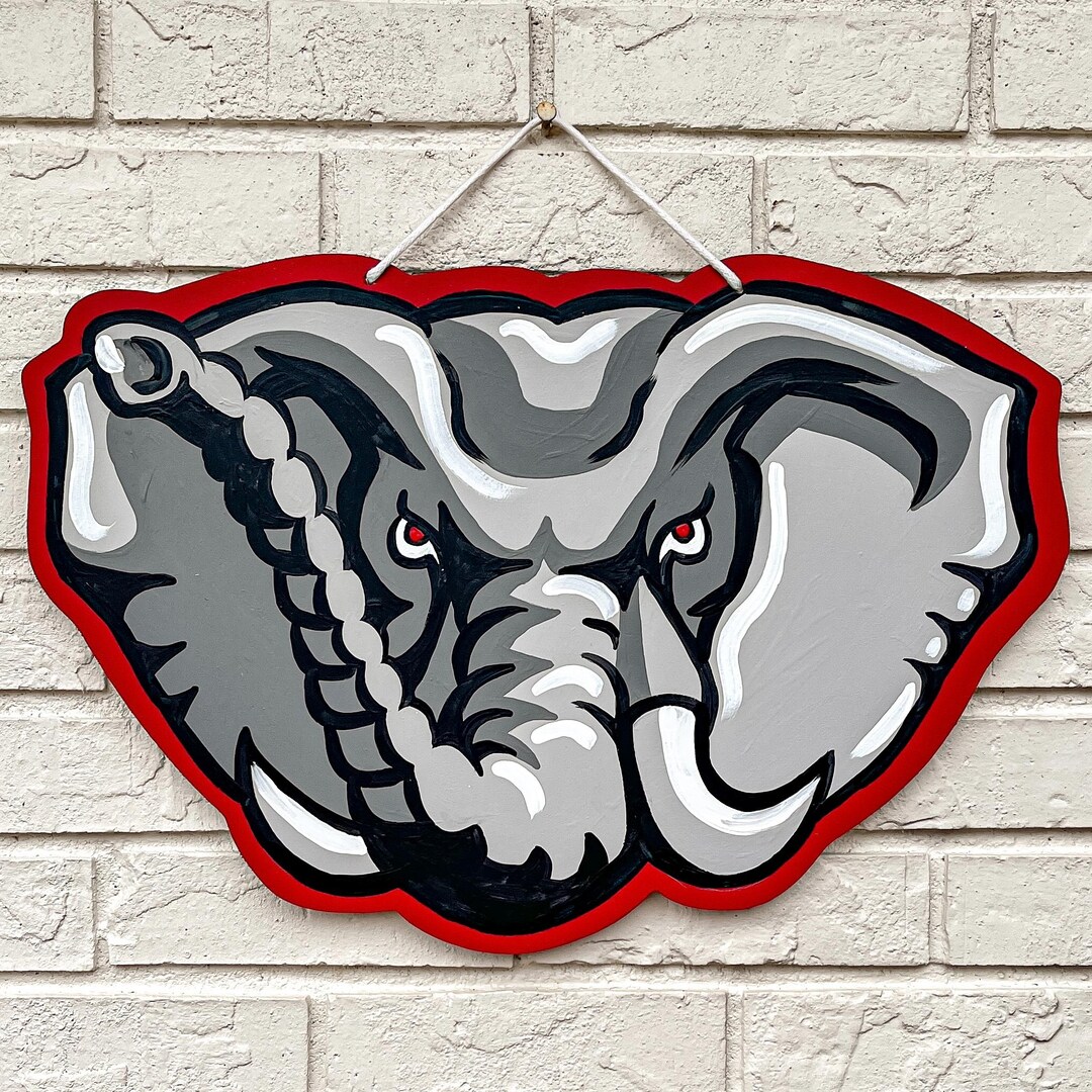 Alabama Door Hanger | Alabama Front Door Sign | Football Sign | Sports ...