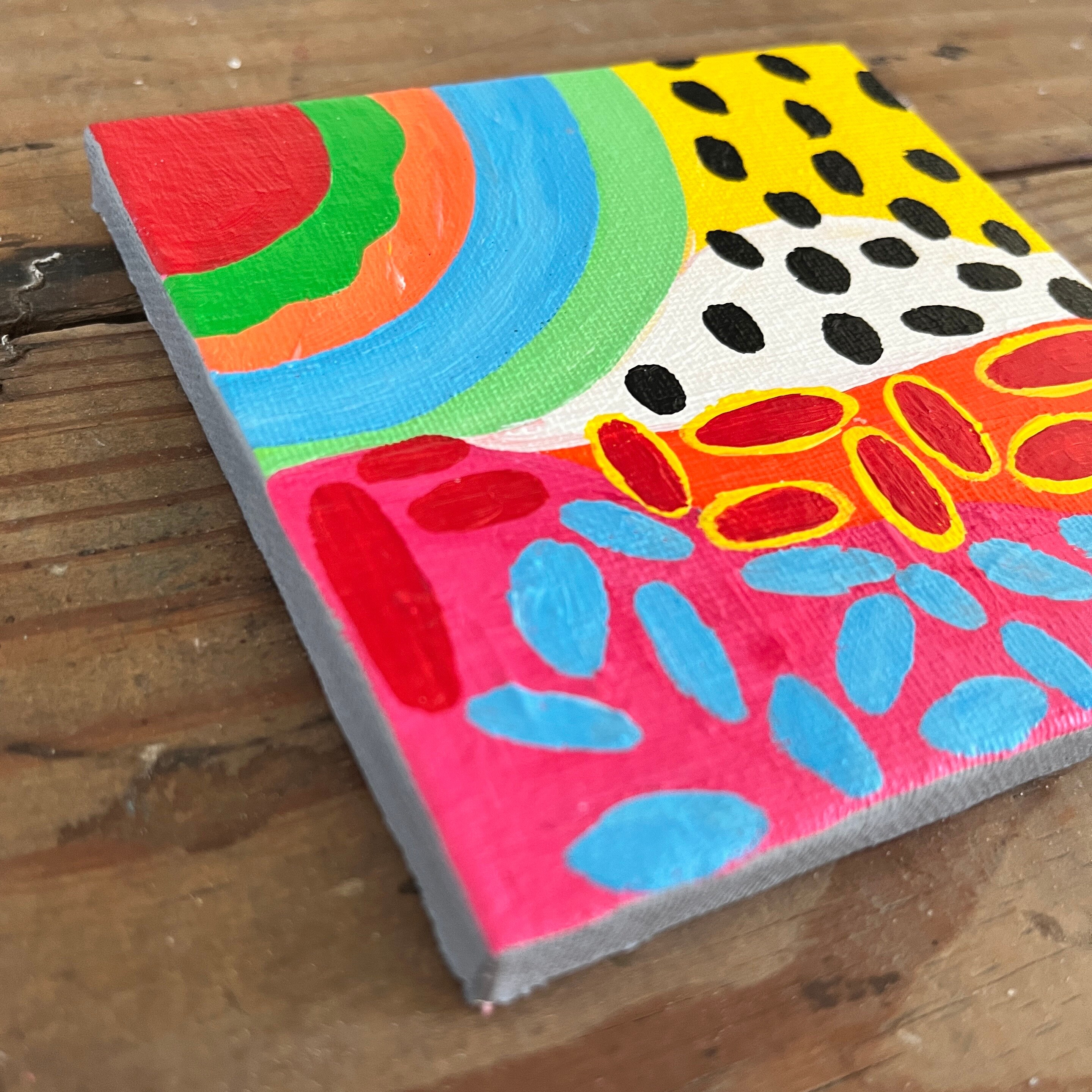 Original Abstract Painting. Small Painting on Canvas. Abstract Painting ...