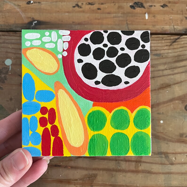 Original Abstract Painting. Small Painting on Canvas. Abstract Painting ...