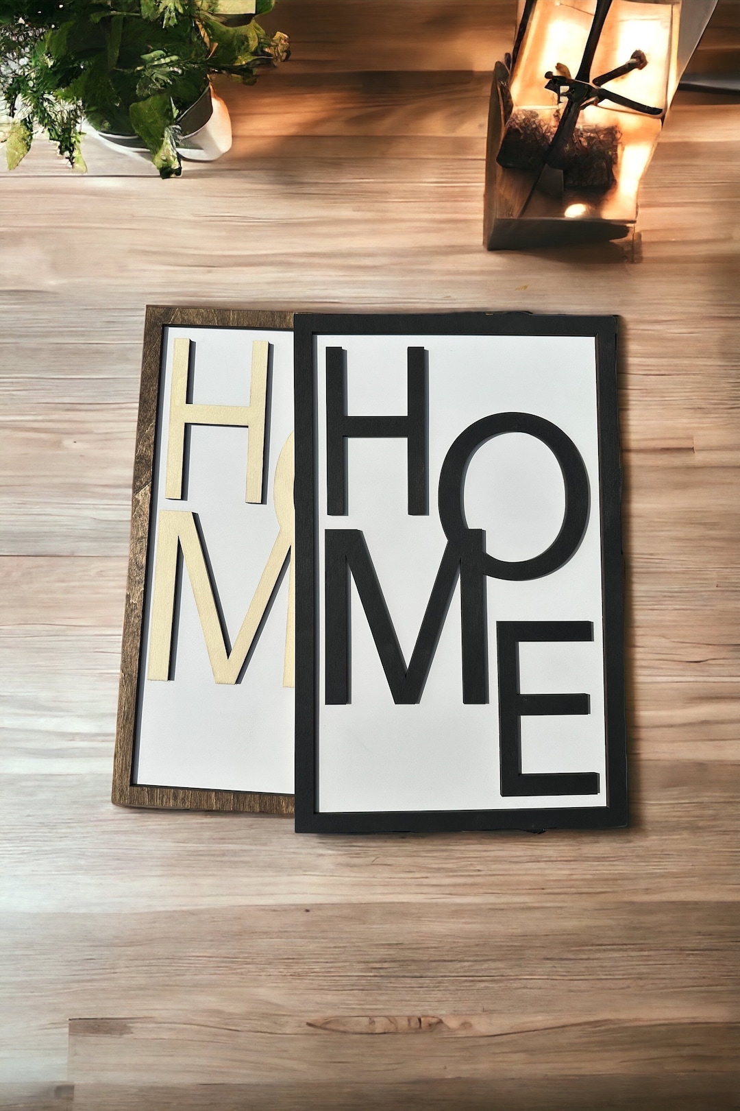 HOME Sign | Wooden Home Sign | Home Sweet Home | Framed 3D Home Sign - Etsy