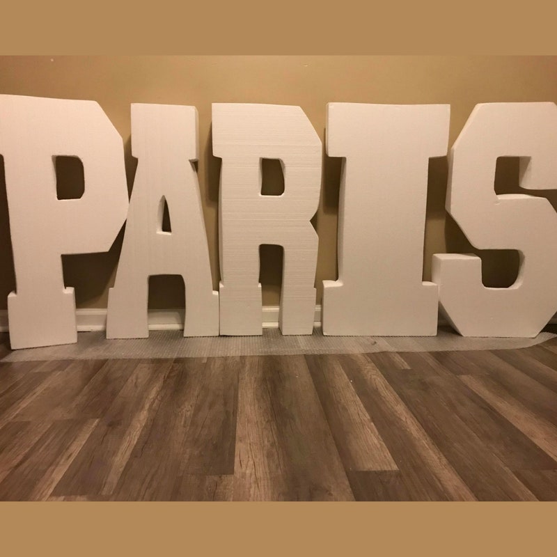 Large Foam Letters - Etsy
