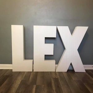 30" Oversized Foam Letters | Large Foam Letter | Free Standing ...