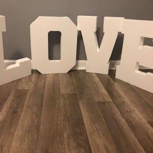 30" Oversized Foam Letters | Large Foam Letter | Free Standing ...