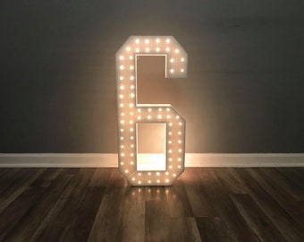 Light up Numbers | Etsy