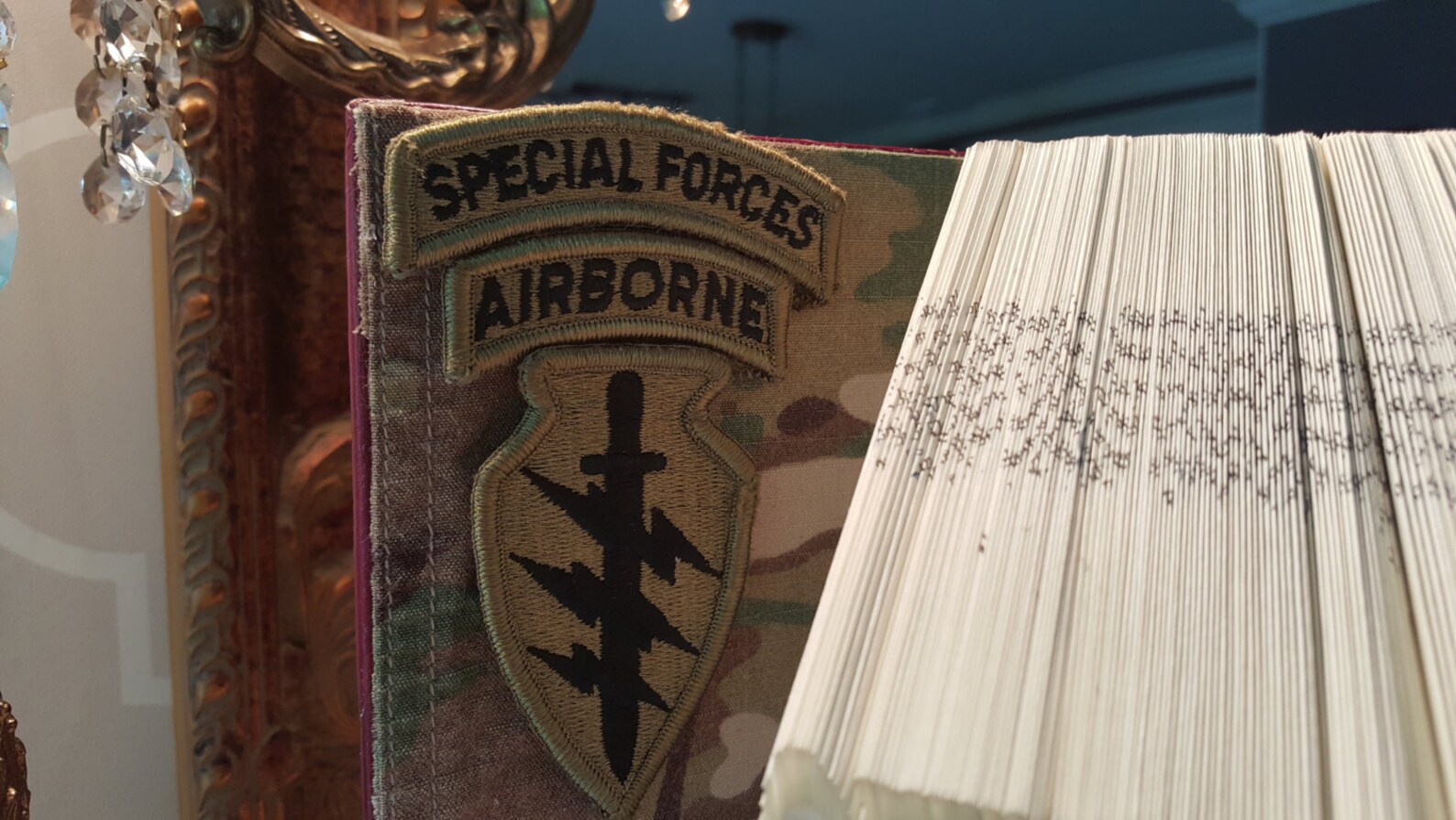 Army Special Forces Folded Book US Army Retired Army Gift - Etsy