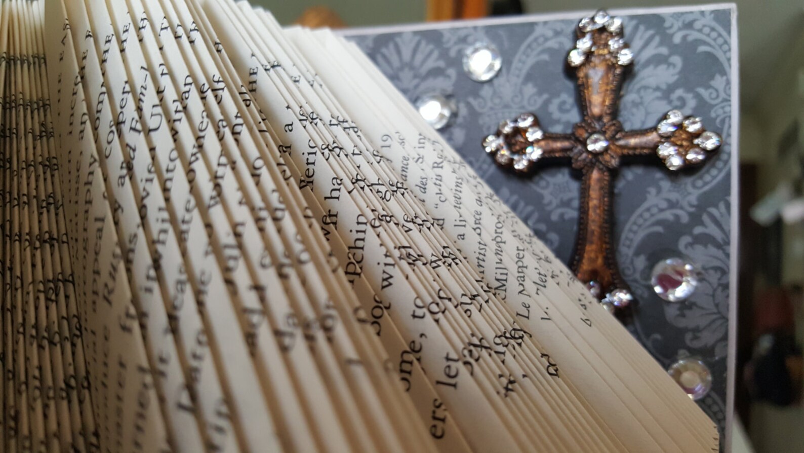 Faith Folded Book: Faith Gift Religion Gift Pastor Gift - Etsy