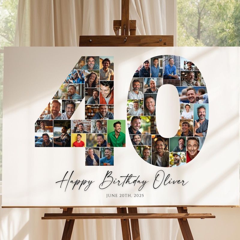 Photo Collage for Man - Etsy UK