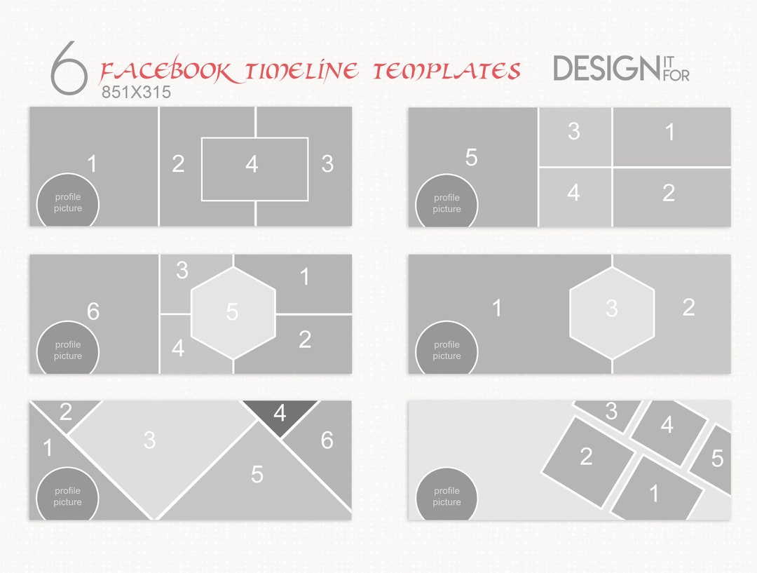 Facebook Timeline Cover Template, Blank Timeline Cover Psd, for ...