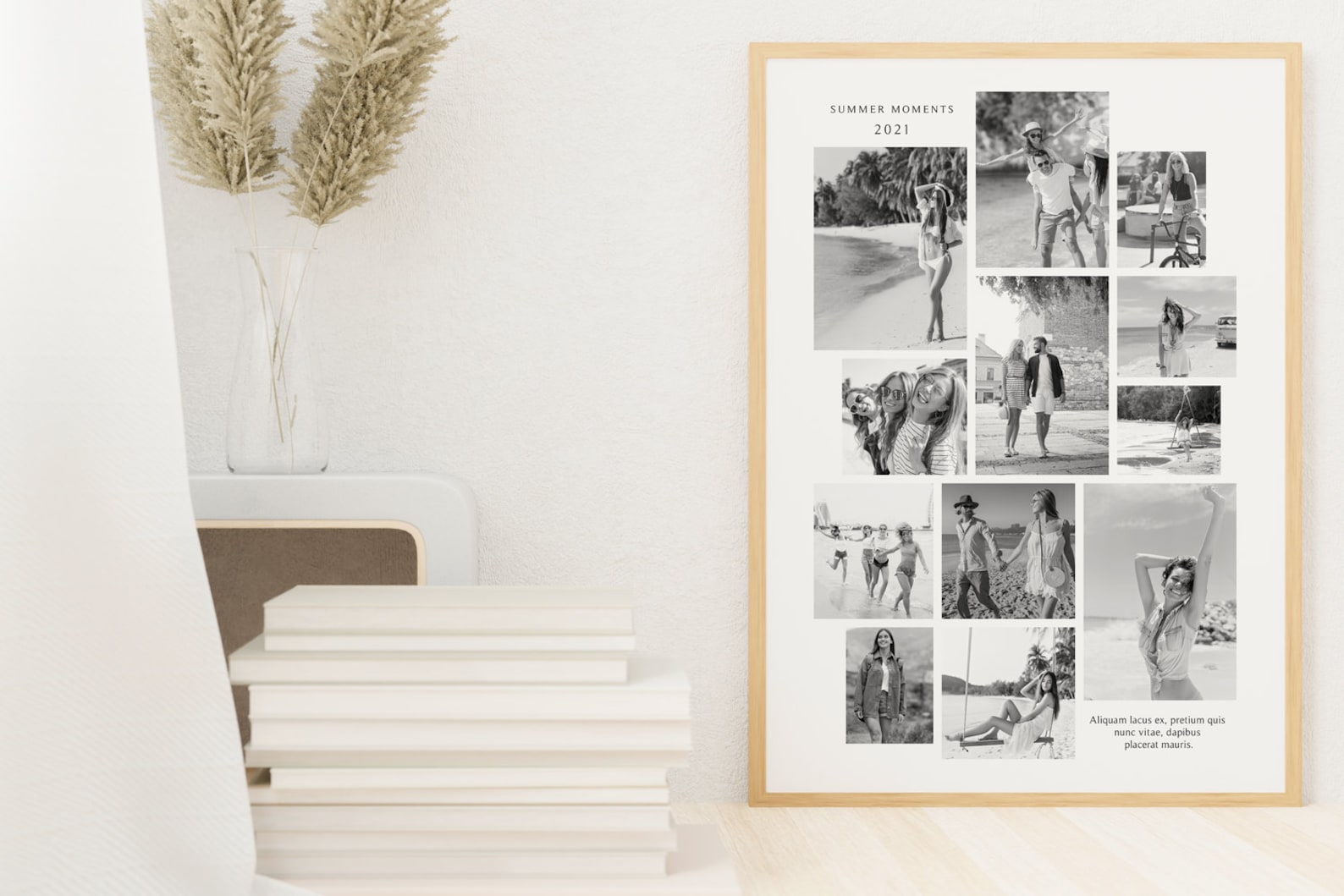 Modern Photo Collage Template PSD Canva Collage 24x36 - Etsy