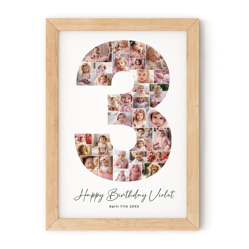 Number Three Wall Decor - Etsy