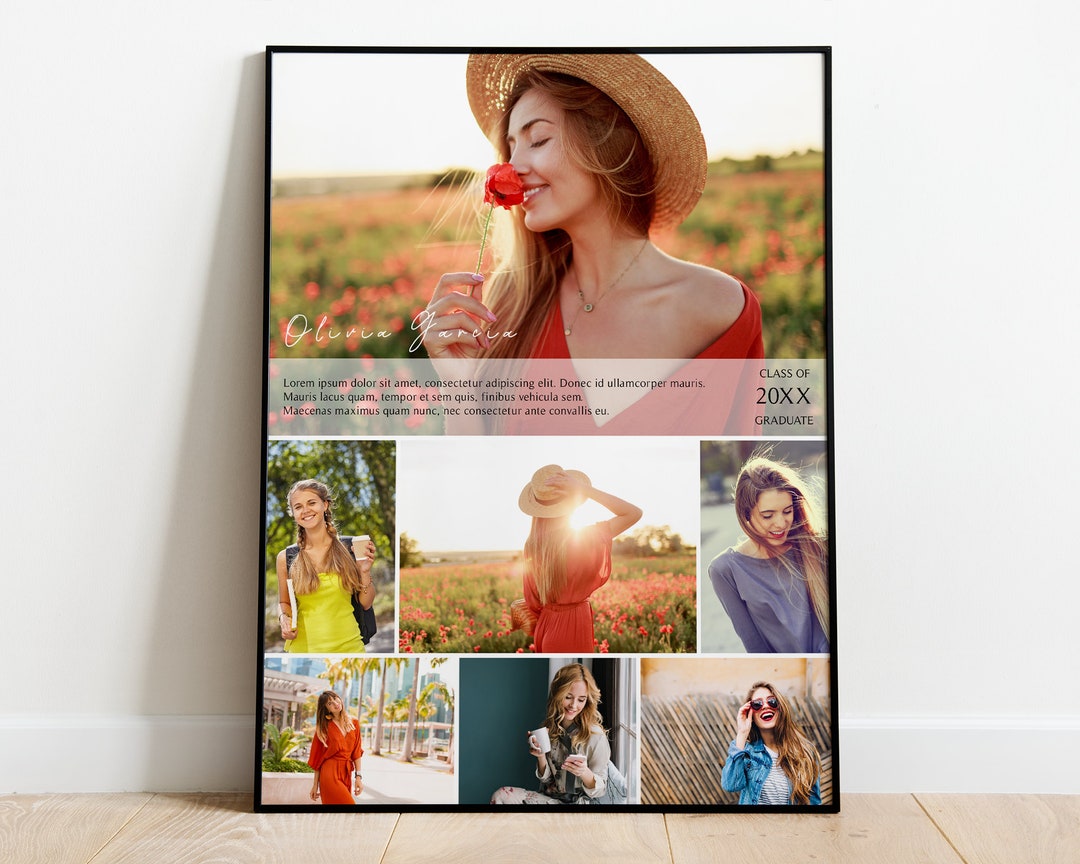 Yearbook Ad Collage Template, Wedding Photography Collage, Canva ...