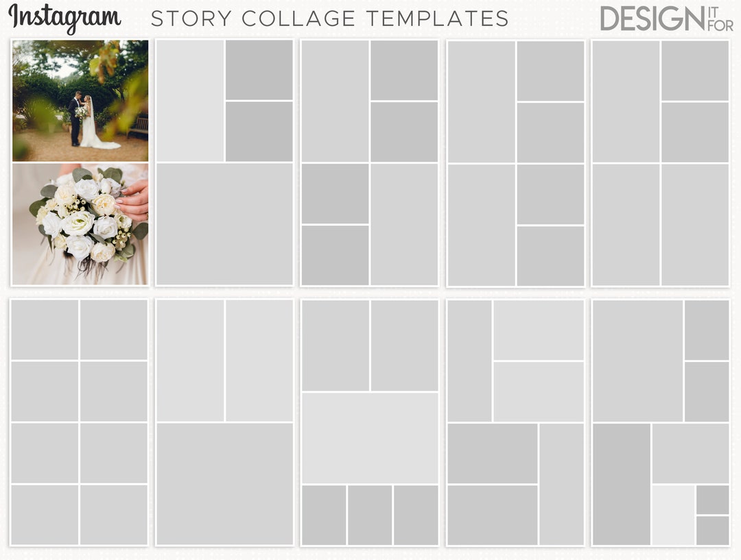 Instagram Stories Templates Story Template Square Collage, Instagram ...