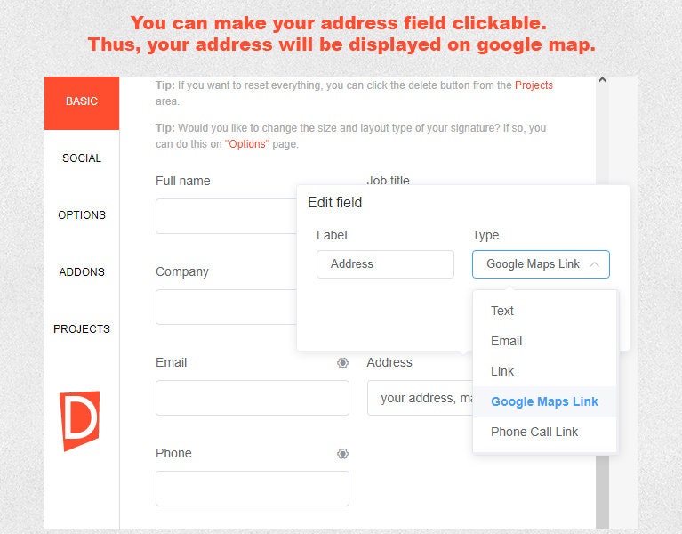 Html Email Signature Template Clickable Editable Gmail - Etsy