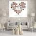Love Heart Photo Collage Template, Birthday Heart Collage, Heart ...