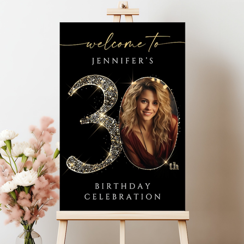 30th Birthday Sign - Etsy