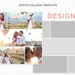 Photo Collage Template Psd, Square Collages Bundle 8x, Instagram ...