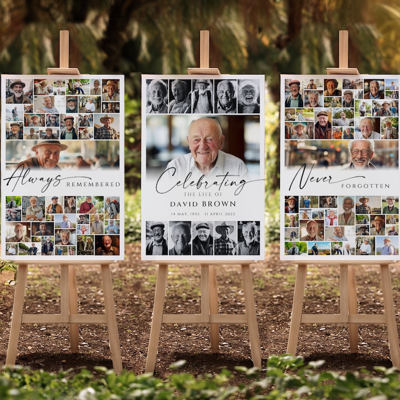 Funeral Memory Board - Etsy