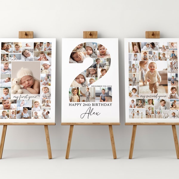 2nd Birthday Poster - Etsy