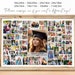 Graduation Photo Collage Template, Landscape 36x24 Poster Size Graduate ...