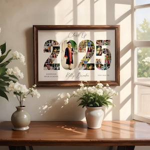 2025 Graduation Photo Collage Welcome Sign Template, Class of 2025 ...