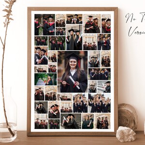 Graduation Photo Collage Template, Poster, Letter Size Class Photo ...