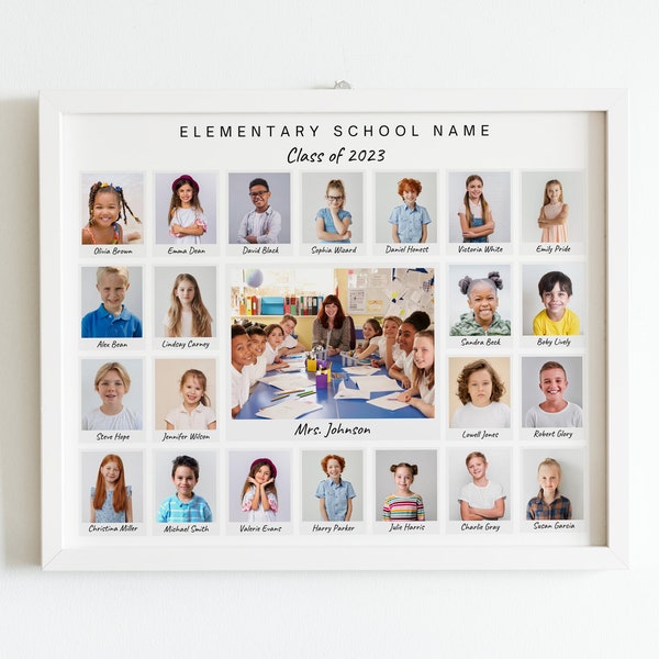 Class Photo Composite Canva - Etsy Australia