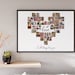 Love Heart Photo Collage Template, Birthday Heart Collage, Heart ...