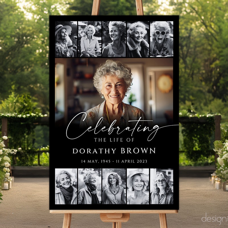 Celebration of Life Poster - Etsy