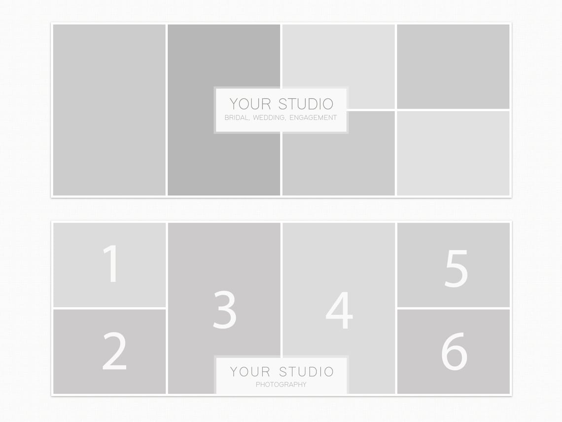 Facebook Collage Cover Template for Photographers Canva - Etsy