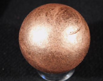 1 1/8 28mm Copper Sphere Made From Michigan Native Copper High Polish ...