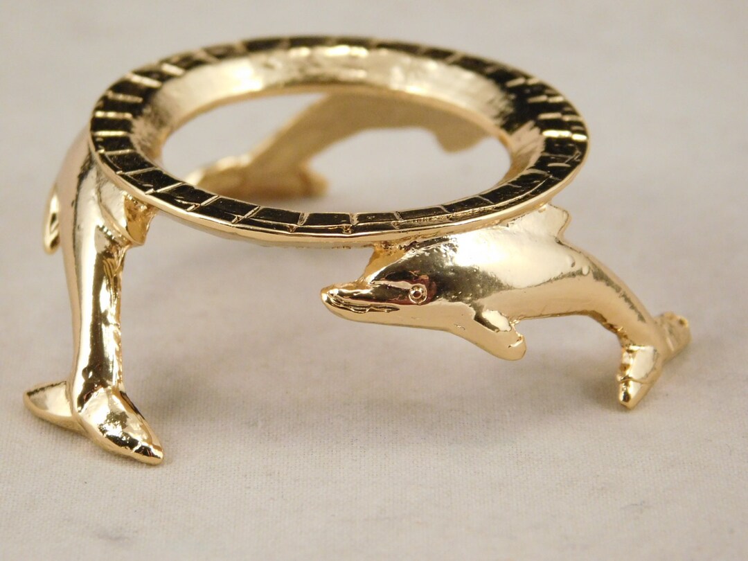 Sphere Display Stand Small Size DOLPHIN Design Gold Color - Etsy