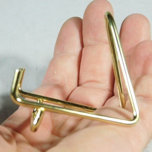 MINI Gold Color Display Stand for Small Plates, Fossils and More - Etsy