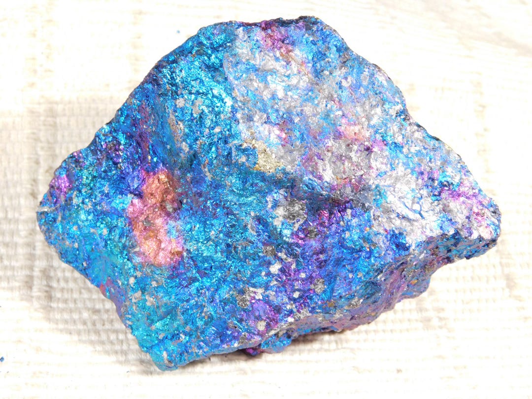 BIG! Bright IRIDESCENT Peacock Copper Chalcopyrite or Peacock Ore ...