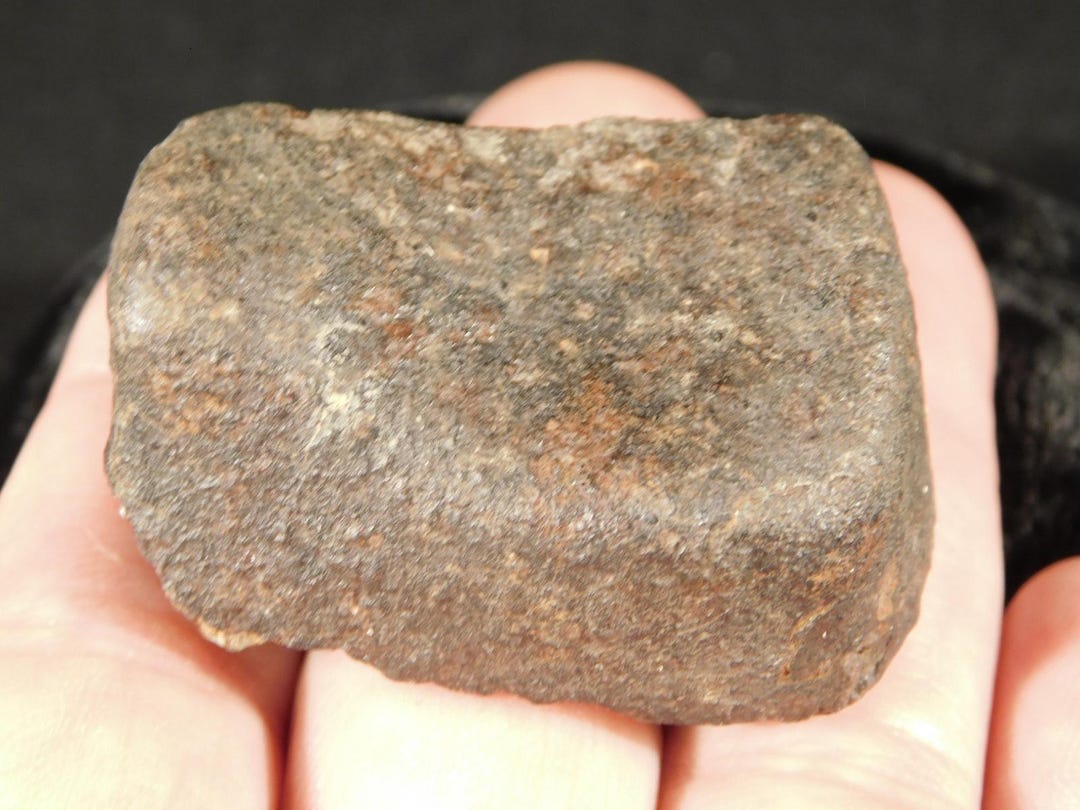 Stony METEORITE With DARK Fusion Crust 100% Natural 63.1gr - Etsy