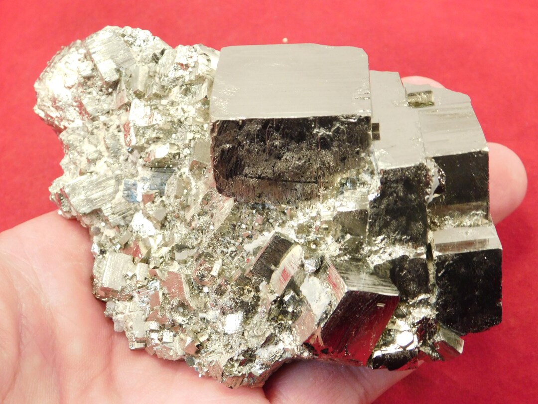 Big PYRITE Crystal CUBE Cluster 100% Natural From Peru 722gr - Etsy