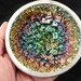 Big Hollow Half Sphere Full of Super Symmetrical BISMUTH Crystals 428gr ...