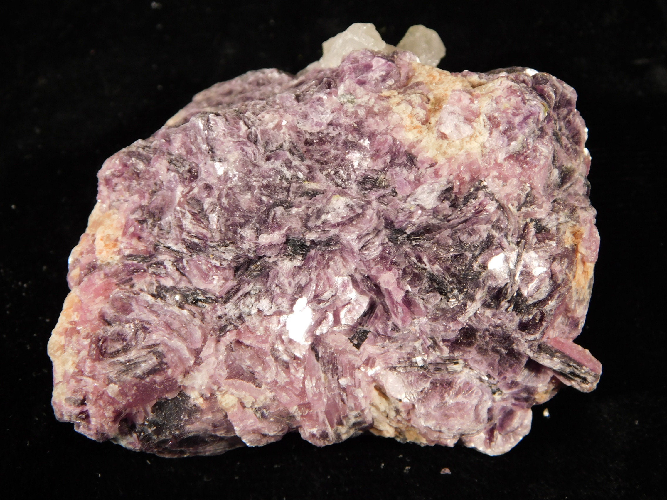 Jewelry & Beauty Lepidolite with Albite Natural Gemstone Cluster ...