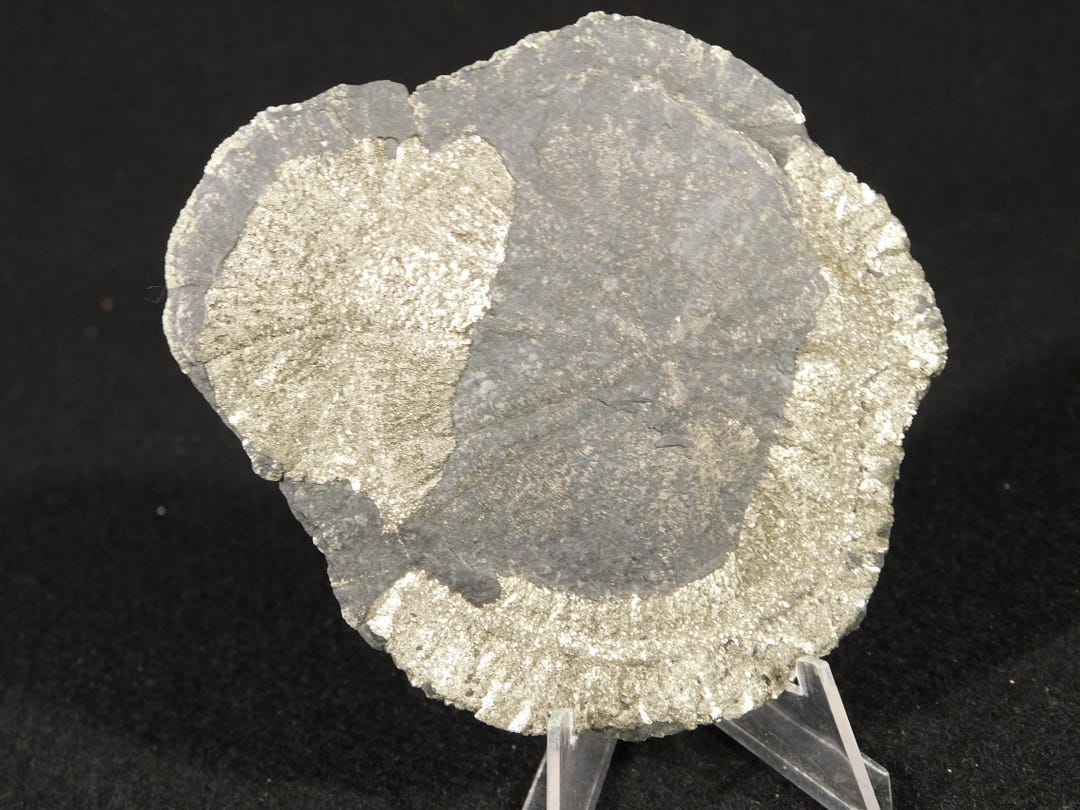 Larger Pyrite SUN or Pyrite Crystal DISC 100% Natural Illinois 107gr - Etsy