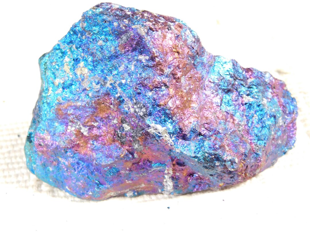 Big! Bright IRIDESCENT Peacock Copper Chalcopyrite or Peacock Ore ...
