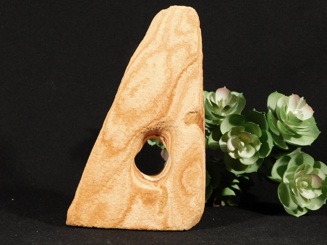 Abstract Navajo PICTURE STONE ARCH Sculpture With Hematite! Utah 620gr ...