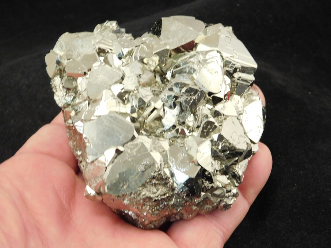 PYRAMID Shaped Crystals Big Tetrahedron PYRITE Crystal - Etsy