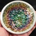 Big Hollow Half Sphere Full of Super Symmetrical BISMUTH Crystals 428gr ...
