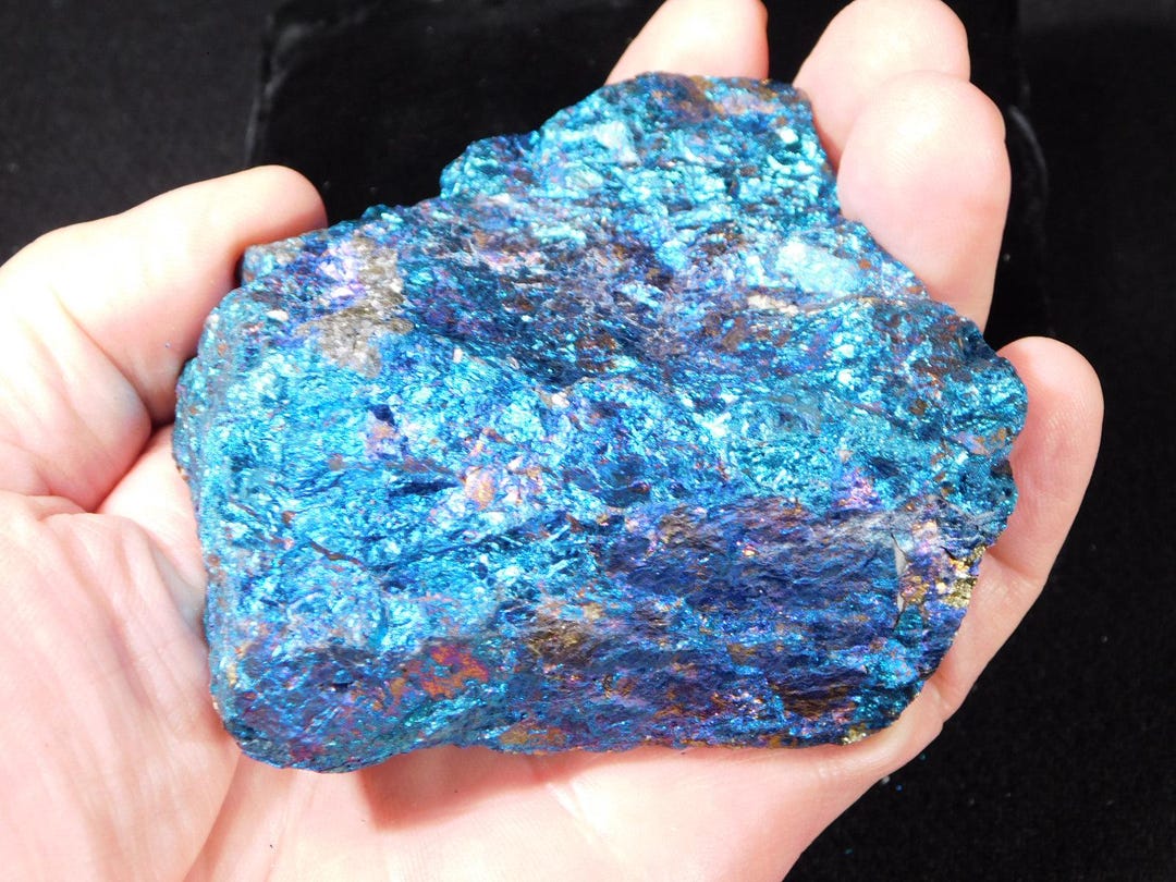 Big! Bright IRIDESCENT Peacock Copper Chalcopyrite or Peacock Ore ...