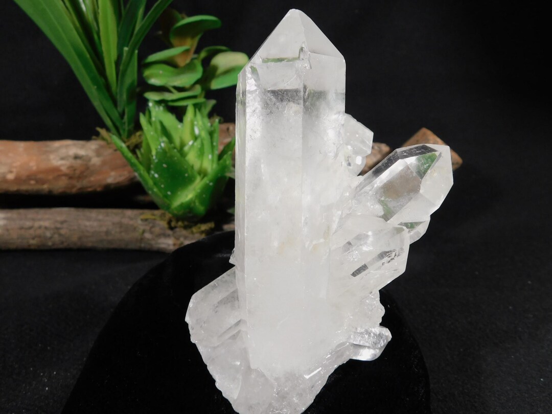Larger! Translucent Quartz Crystal Cluster 100% Natural Brazil 382gr - Etsy
