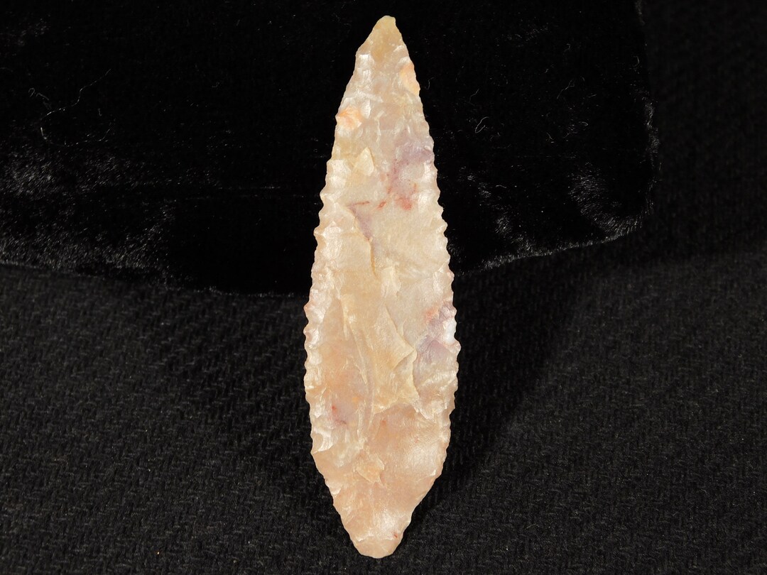 Ancient SERRATED Lanceolate Form Arrowhead or Flint Artifact Niger 1.68 ...