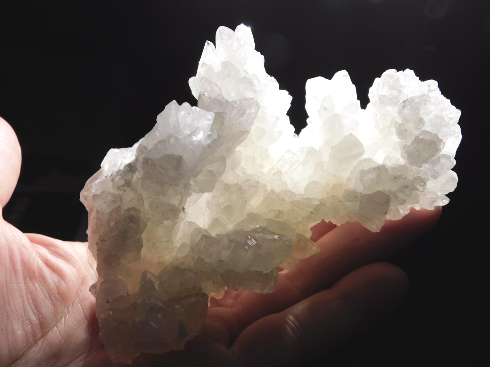 Big! Bright White! CAVE Aragonite STALACTITE Crystal Cluster Mexico ...