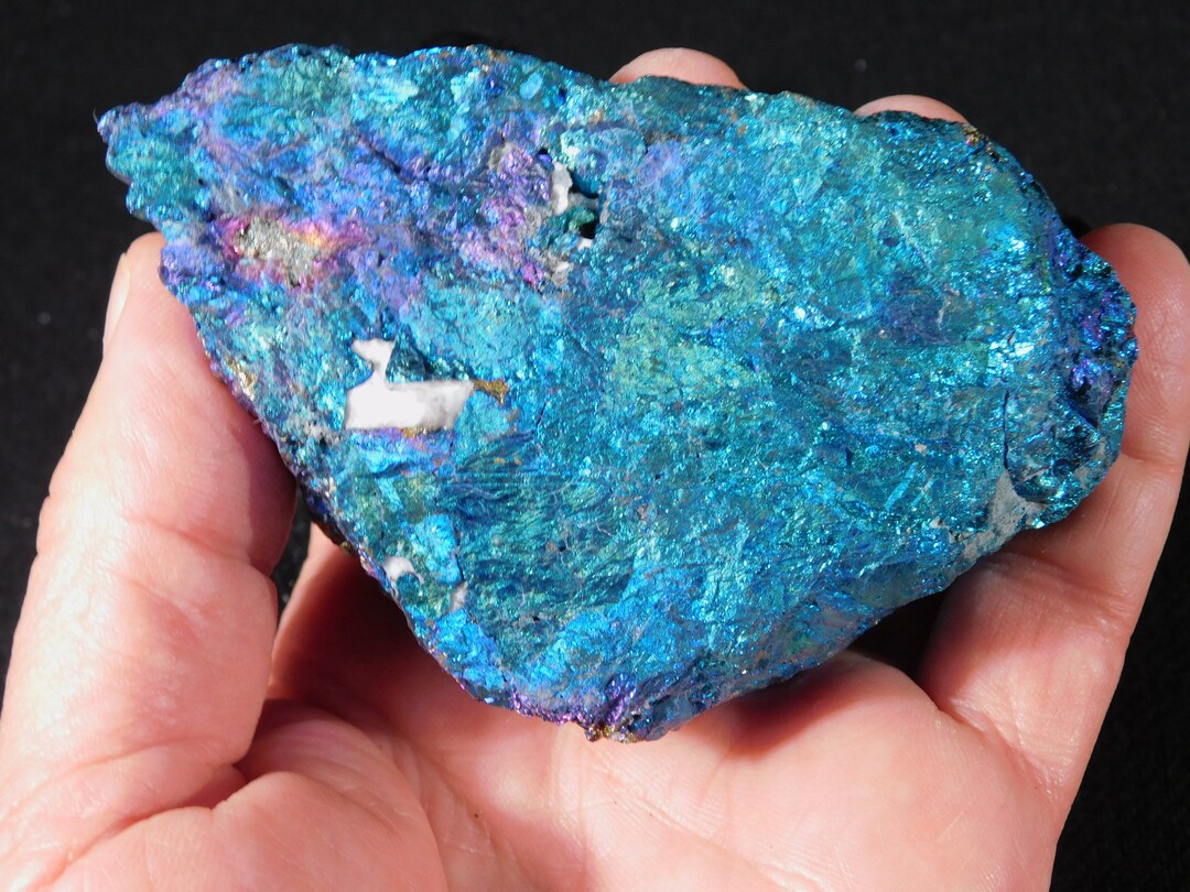 BIG VIVID Purple & TEAL Peacock Copper .... Chalcopyrite or - Etsy