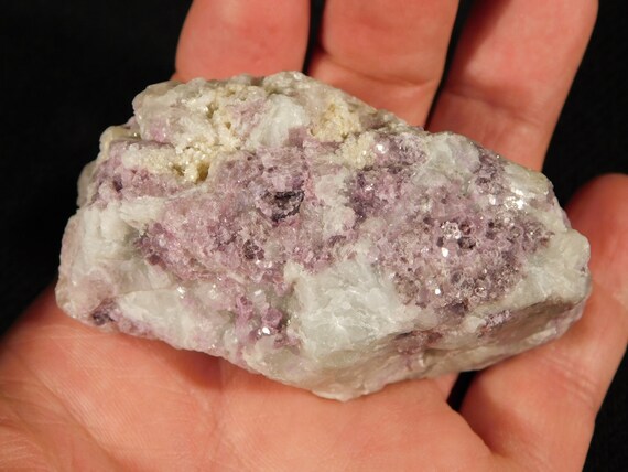 Jewelry & Beauty Lepidolite with Albite Natural Gemstone Cluster ...